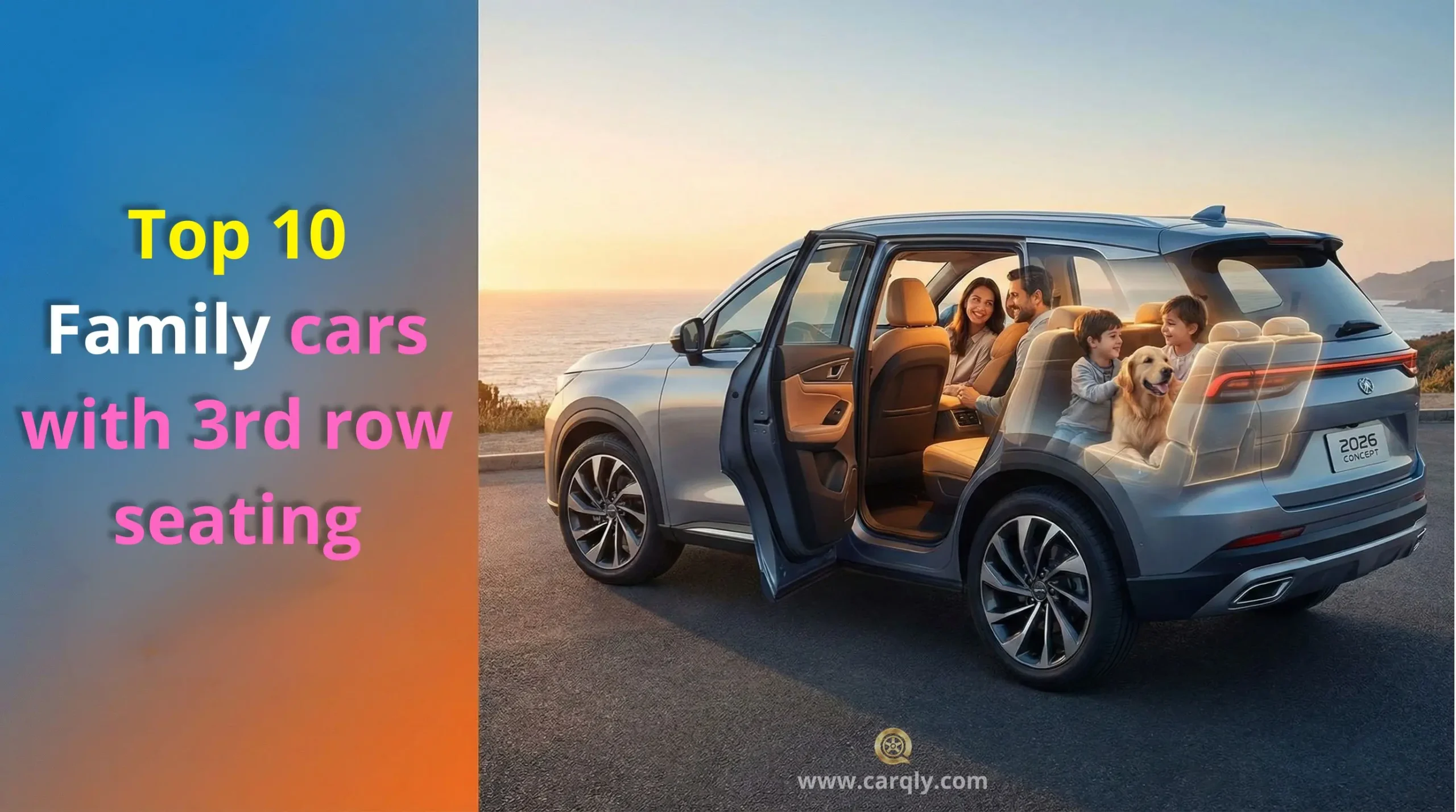 Top 10 Family cars with 3rd row seating